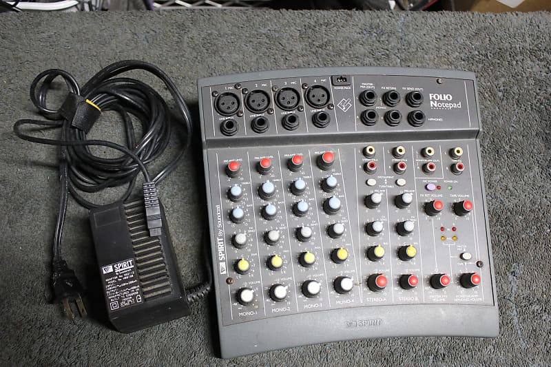 Soundcraft Spirit Folio Notepad Mixer | Reverb