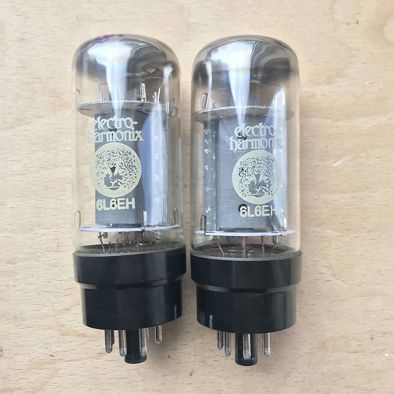 2x Matching Electro Harmonix 6L6EH - 6L6 output valves / | Reverb