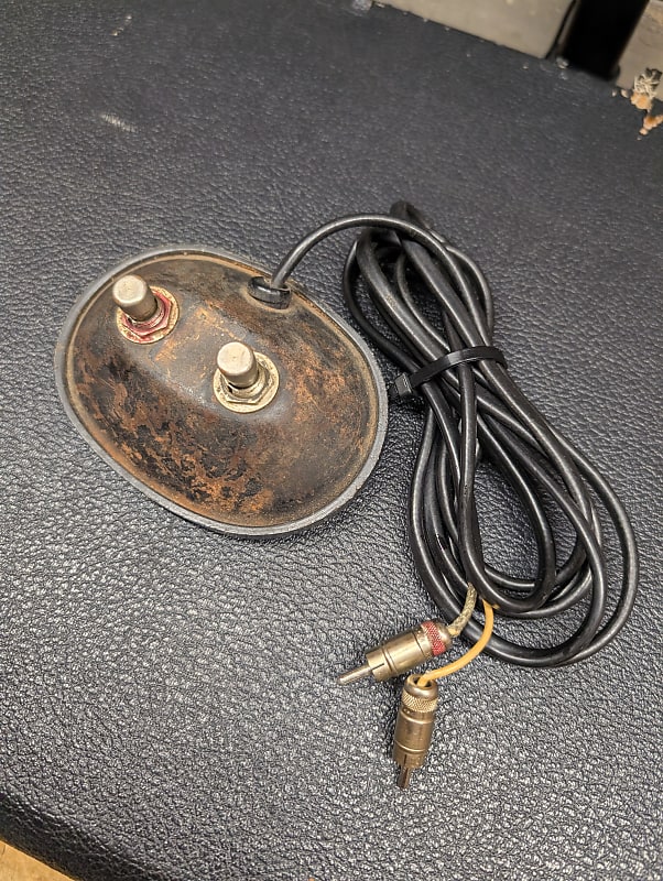 Fender Vintage 2 Button Blackface Footswitch 1960s Reverb | Reverb