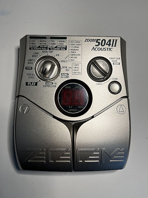 ZOOM 504 II Acoustic Multi Effects Processor | Reverb