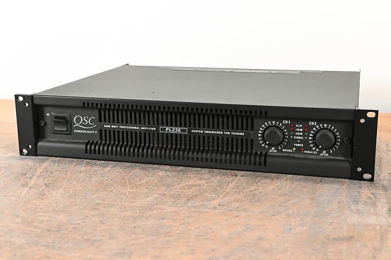 QSC PL236 PowerLight 2 Series 2-Channel Power Amplifier | Reverb