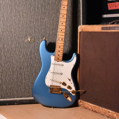 Fender The Strat 1980 - Light Blue Metallic | Reverb