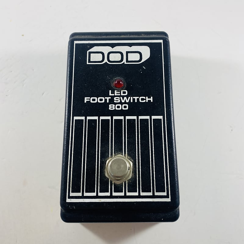DOD LED Foot Switch 800 80's Black *Sustainably Shipped* | Reverb