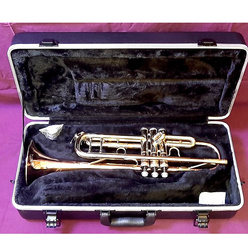 Hunter 6418RM Rose Brass Bb Step-up Trumpet with Free Stand & | Reverb