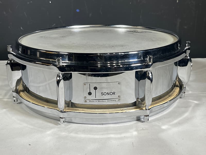 Vintage Snare Drum Sonor D444 1960s 4.5x14 Chrome 8 lug | Reverb