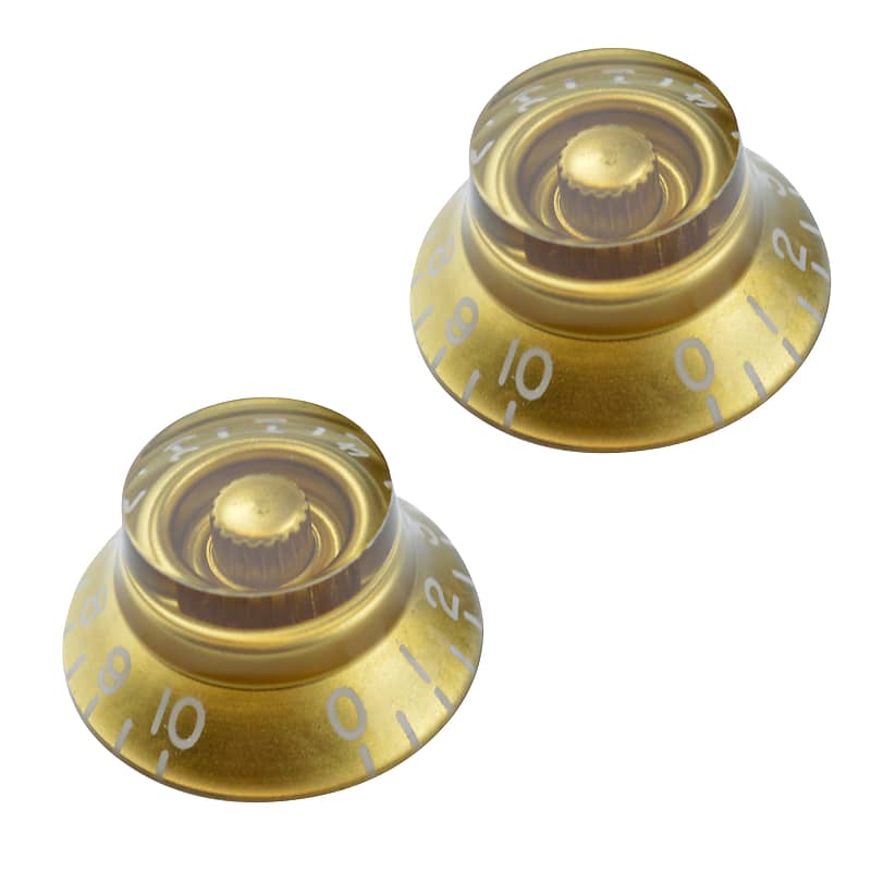2 x Speed Knobs Bell Shaped for Epiphone Les Paul (Apha | Reverb UK