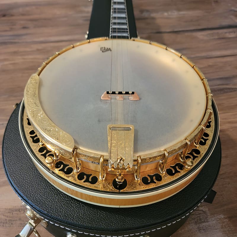 OME Gold Mogul Plectrum Tenor Banjo Vintage 1979 Maple/Gold | Reverb