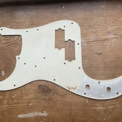 Vintage 1960s Fender P Bass Precision Pickguard scratchplate | Reverb