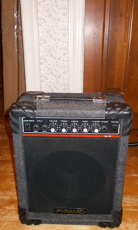 Pyramid GA-43 Amp With Overdrive *Loud Little Monster" 1980's | Reverb