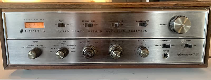 Scott Stereomaster K-60 Solid State Stereo Amplifier | Reverb