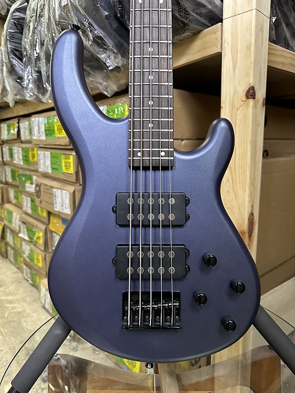 Dean Edge 2 5-String Bass - Charcoal Blue Metallic #11205 | Reverb