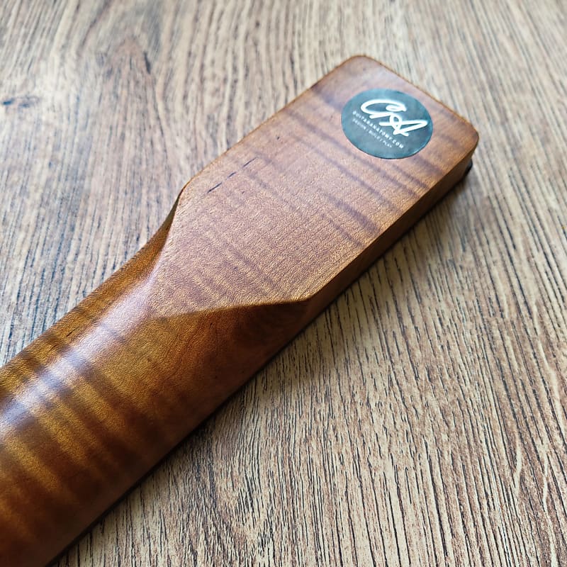 Telecaster Roasted Flame Maple and Rosewood Pro Guitar Neck | Reverb