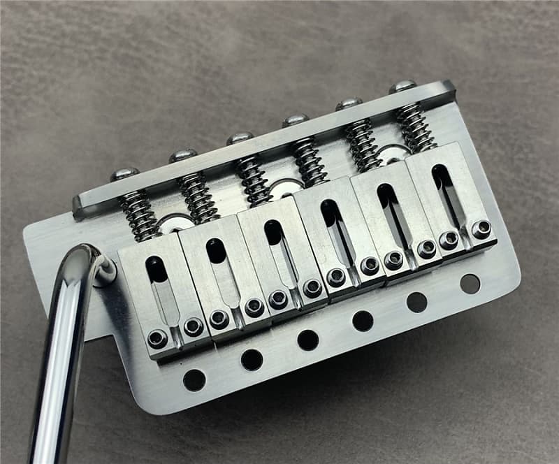 6 Point 510Style Tremolo Bridge System Brass Block Steel | Reverb