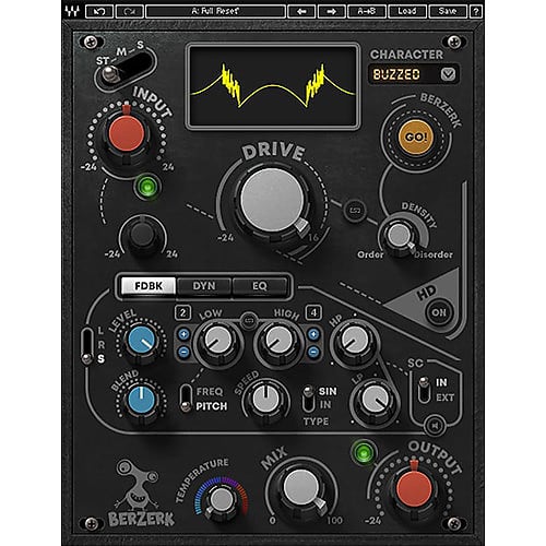 Waves Berzerk Distortion - Pro Audio Software for Creative | Reverb