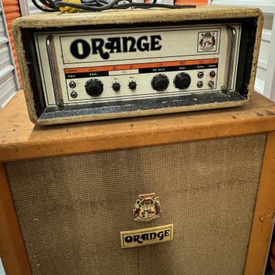 ORANGE OR-120 Graphics Amp 1972 Half Stack | Reverb
