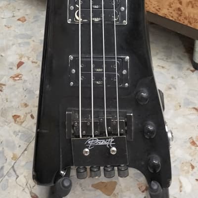 Shadow Headless Bass 4 String 80's - Black | Reverb