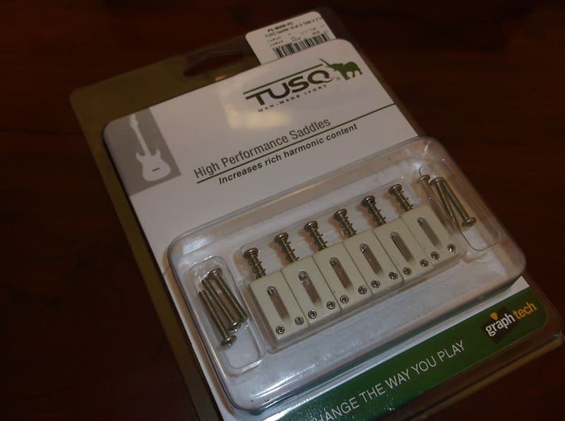 Graph Tech TUSQ Vintage Strat, Tele 2-3/16" Saddles, | Reverb