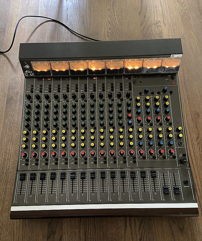 ALICE stancoil 12.48 late 70's 12 channel mixing console | Reverb