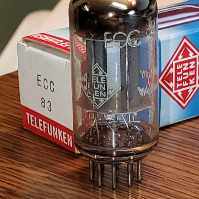 Telefunken 12AX7/ECC83 Red Tip/Tall Ribbed Plates | Reverb