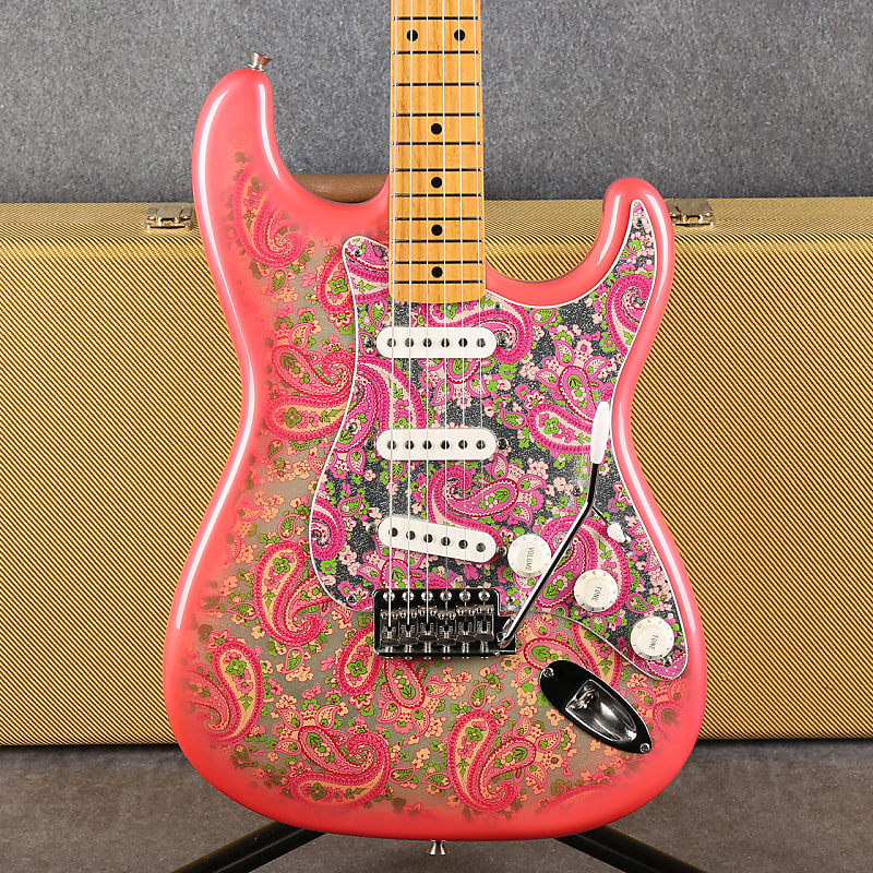 Fender 69 Reissue Paisley Stratocaster - CIJ - Pink Paisley - | Reverb