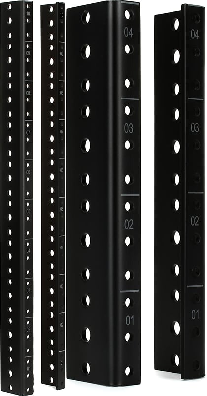 Gator GRW-RACKRAIL-10U Rack Rails - 10U Pair Bundle with | Reverb