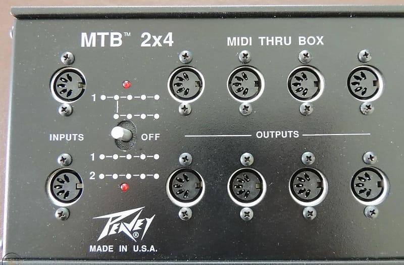 Peavey PEAVEY MTB MIDI 2 X 4 OR 1 X 8 THRU BOX | Reverb