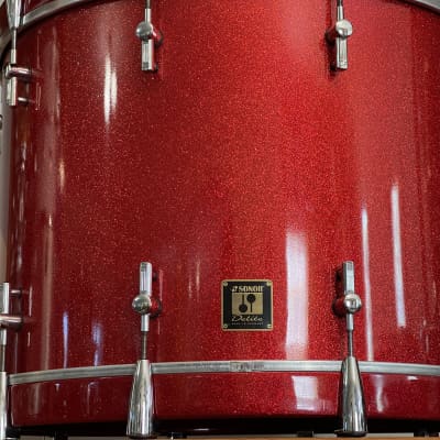 Sonor Red Sparkle Lacquer 12/13/14/16/24 Delite S-Classix | Reverb