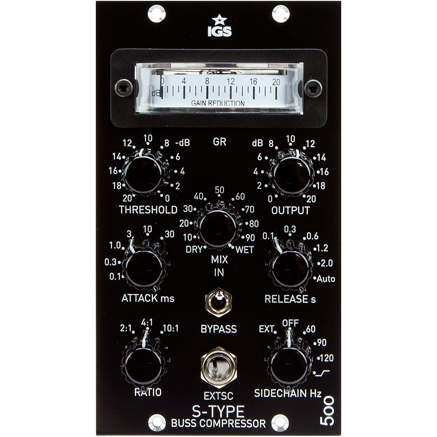 IGS Audio S-Type VU 500 Series Stereo Buss Compressor | Reverb Canada