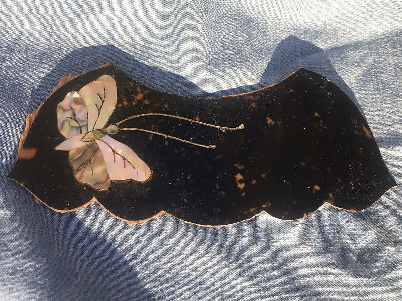 1900’s Neopolitan Mandolin Inlaid Pickguard | Reverb