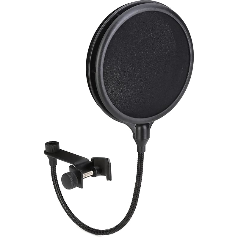Split Level Double Layered Pop Filter with Attachment Clamp; | Reverb