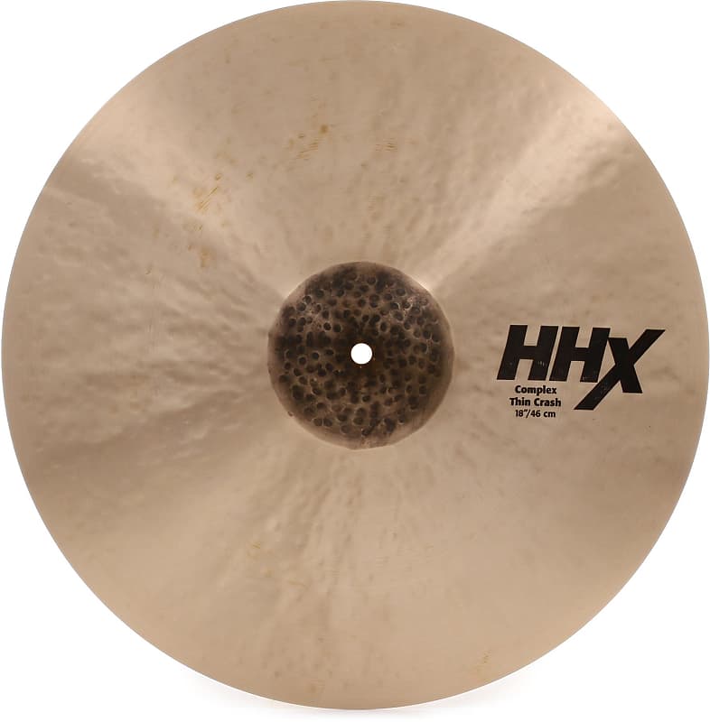 Sabian 18 inch HHX Complex Thin Crash Cymbal (3-pack) Bundle | Reverb