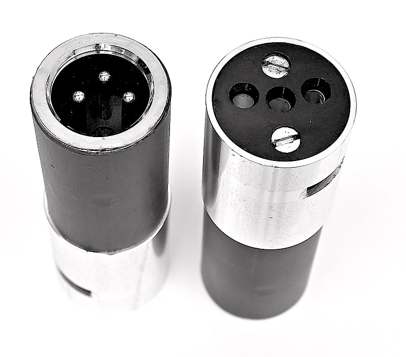 COLES 4069 XLR Adapters (*2x*) for Coles 4038 Microphones | Reverb