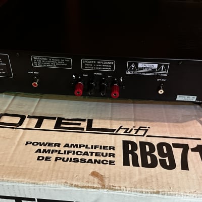 Rotel RB-971 Stereo 2 Channel Power Amplifier in Original Box | Reverb