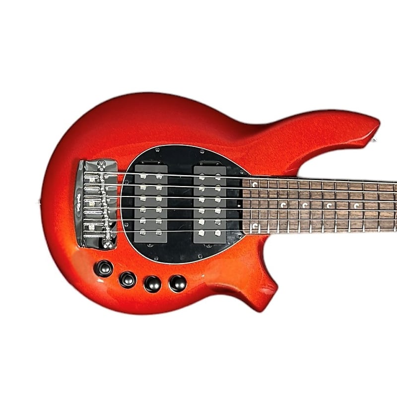 Ernie Ball Music Man Bongo 6 HH, Blood Orange / Rosewood *On | Reverb