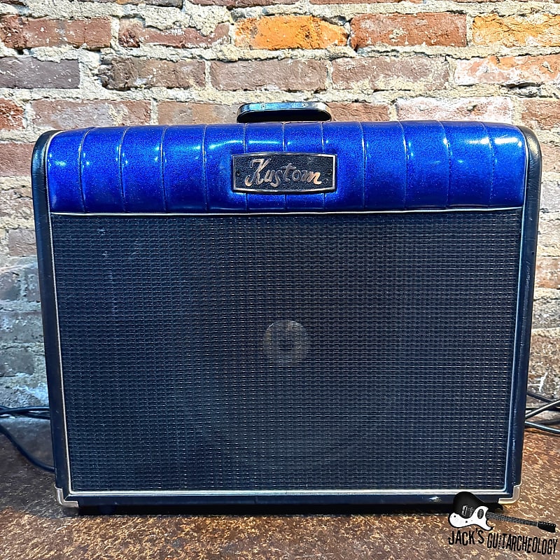 Kustom '36 Coupe 1x12 Combo Guitar Amp w/ Cover (2000s - Blue | Reverb