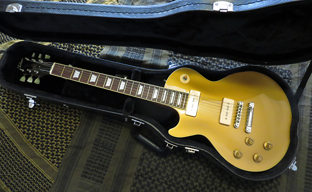 Lefty, Left Handed TOKAI Love Rock, Gold Top with Gibson | Reverb