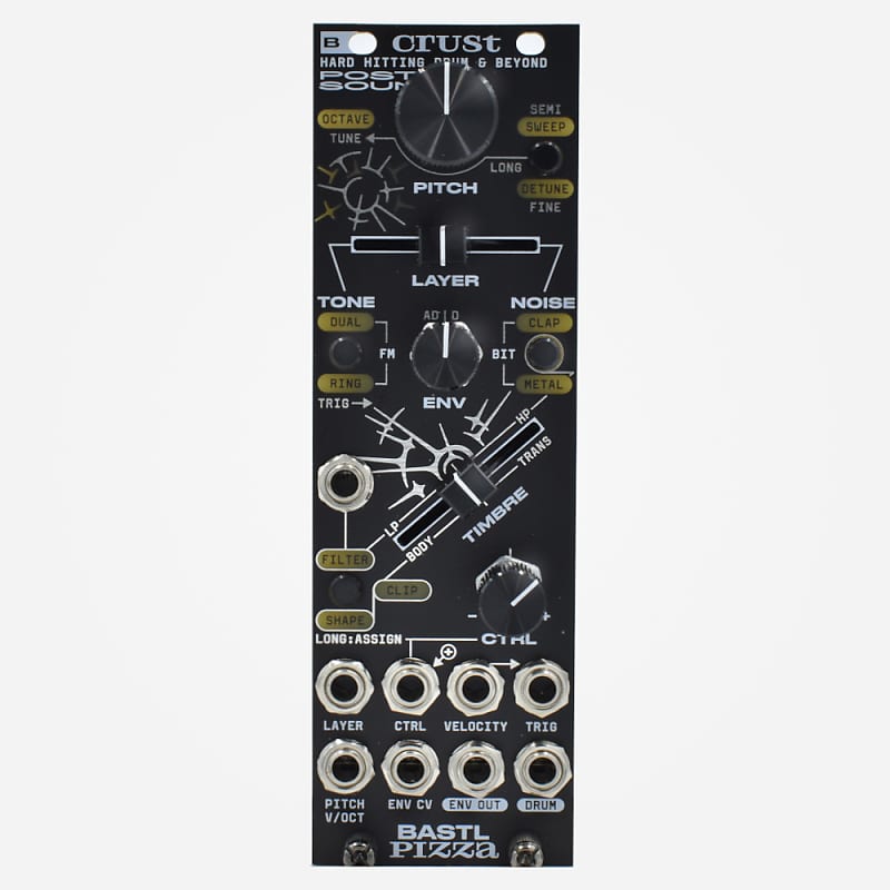 Bastl Instruments CRUST Eurorack Complex Drum Voice Module | Reverb