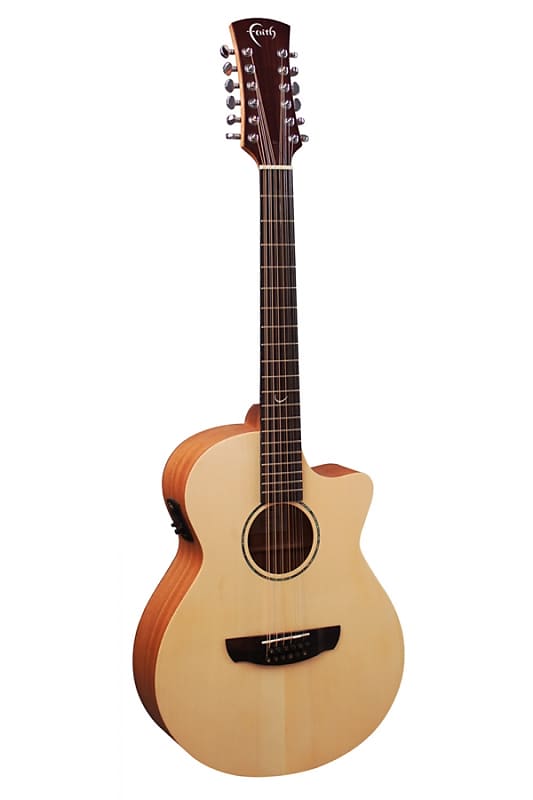 Faith FKV12 12-String Acoustic-Electric Guitar All Handmade | Reverb