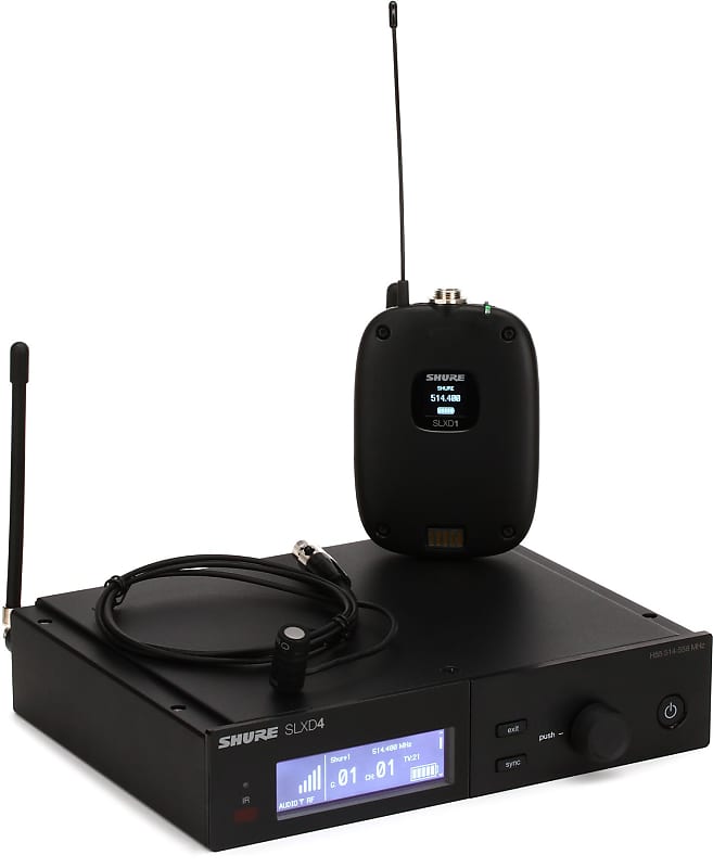 Shure SLXD14/85 Wireless Lavalier Microphone System - H55 | Reverb