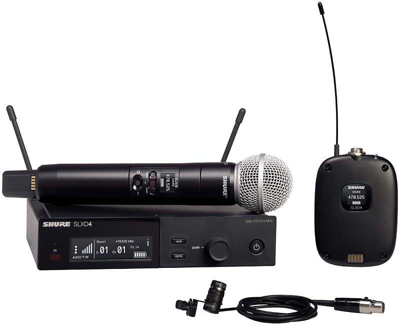 Shure SLXD124/85-G58 Wireless System with SLXD2/58 Handheld | Reverb