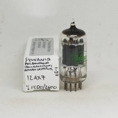 GE made for Motorola 12AX7 Long Pewter Plates Balanced Single | Reverb