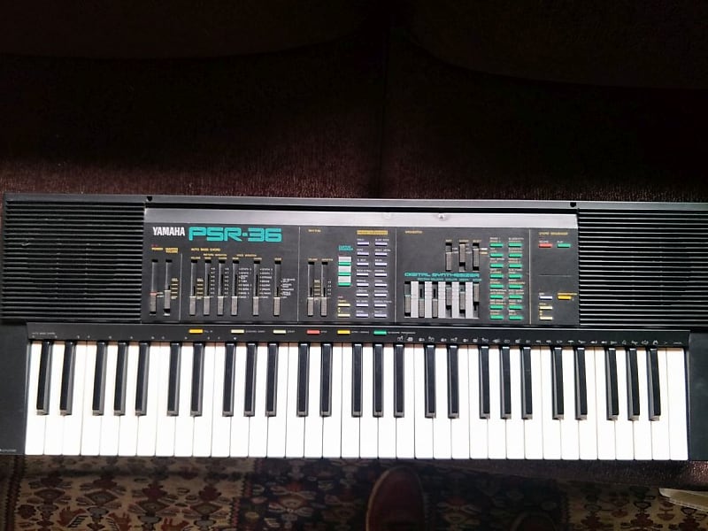 Yamaha PSR-36 1988 Black | Reverb
