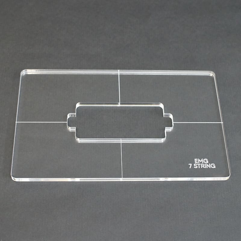 Pickup Routing Template - EMG Humbucker (7 String) | Reverb