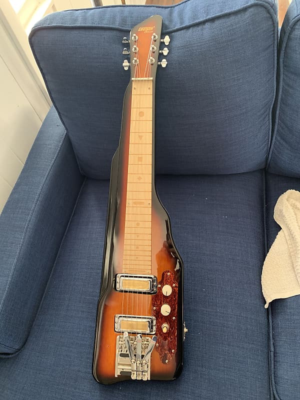 Gretsch 5700 Lap Steel with Multi-Bender and dual gold foil | Reverb