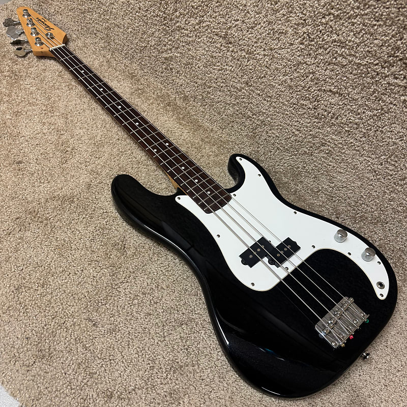 Fender Starcaster Precision Bass Black | Reverb