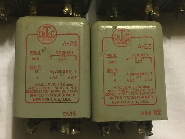 UTC A-23 TRANSFORMER | Reverb