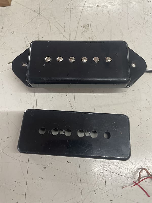 Kinman P90-Hx series pickup - Black covers | Reverb
