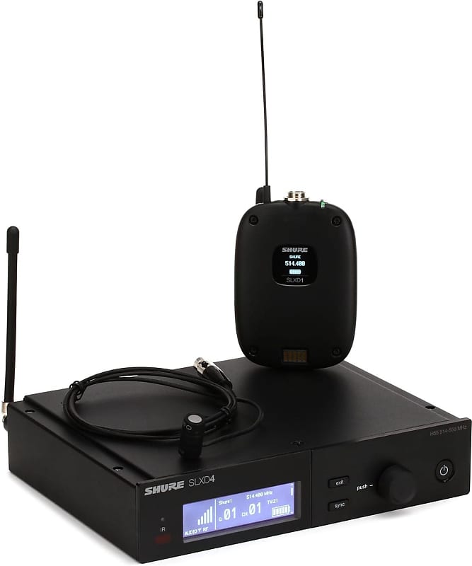 Shure SLXD14/85 Wireless Microphone System with Bodypack and | Reverb