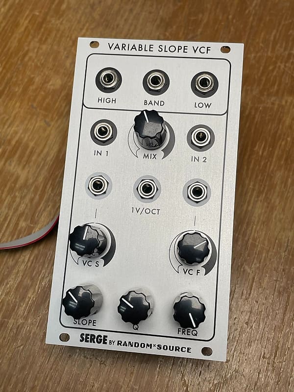 Serge Random Source Variable Slope VCF - Silver | Reverb