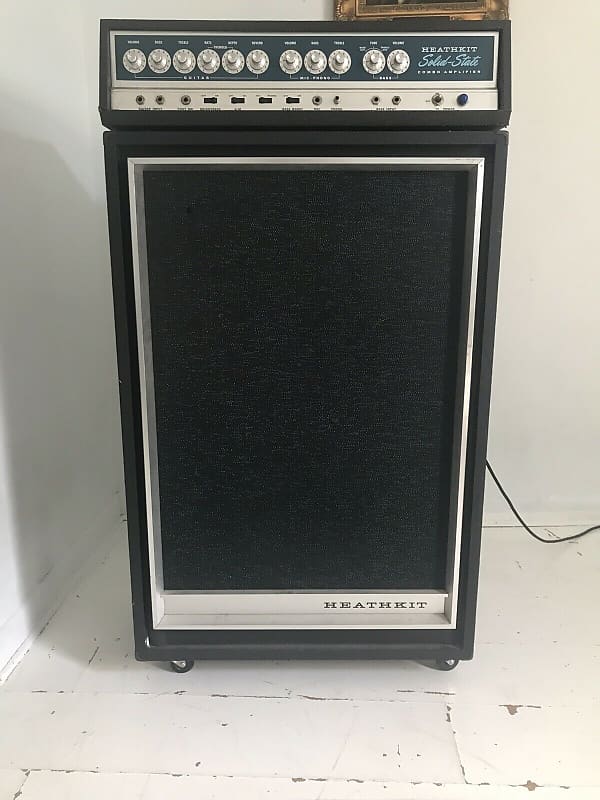 Heathkit TA-17 Guitar Bass PA Amplifier Head & Cabinet Solid | Reverb